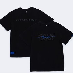 Bts | Tops | Bts Tour Merch Map Of The Soul Black Tshirt Mots | Poshmark